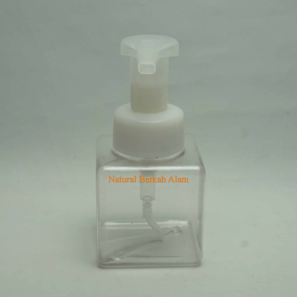 Jual Botol Foamer 250 ml Kotak Natural / Botol Plastik PET / Botol Foamer / Botol Sabun Pump ...