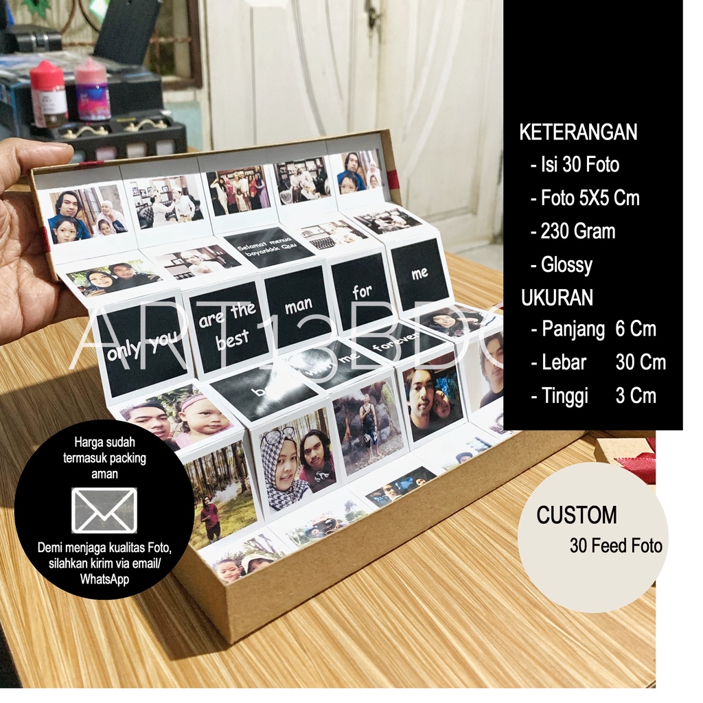Jual (COD) | Photo Box | Kotak Kado | Gift Box | Kado Pacar | Polaroid ...