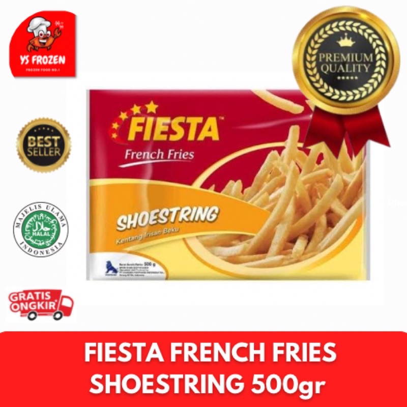 Jual FIESTA FRENCH FRIES SHOESTRING 500gr / Fiesta Kentang Goreng ...