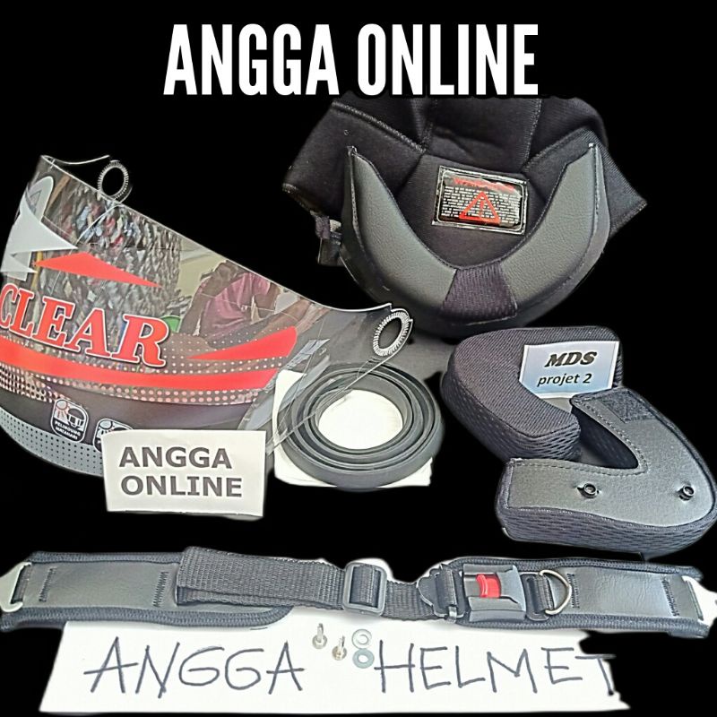 Jual PAKET MDS PROJECT 2, BUSA HELM MDS PROJECT 2, KACA HELM , TALI ...