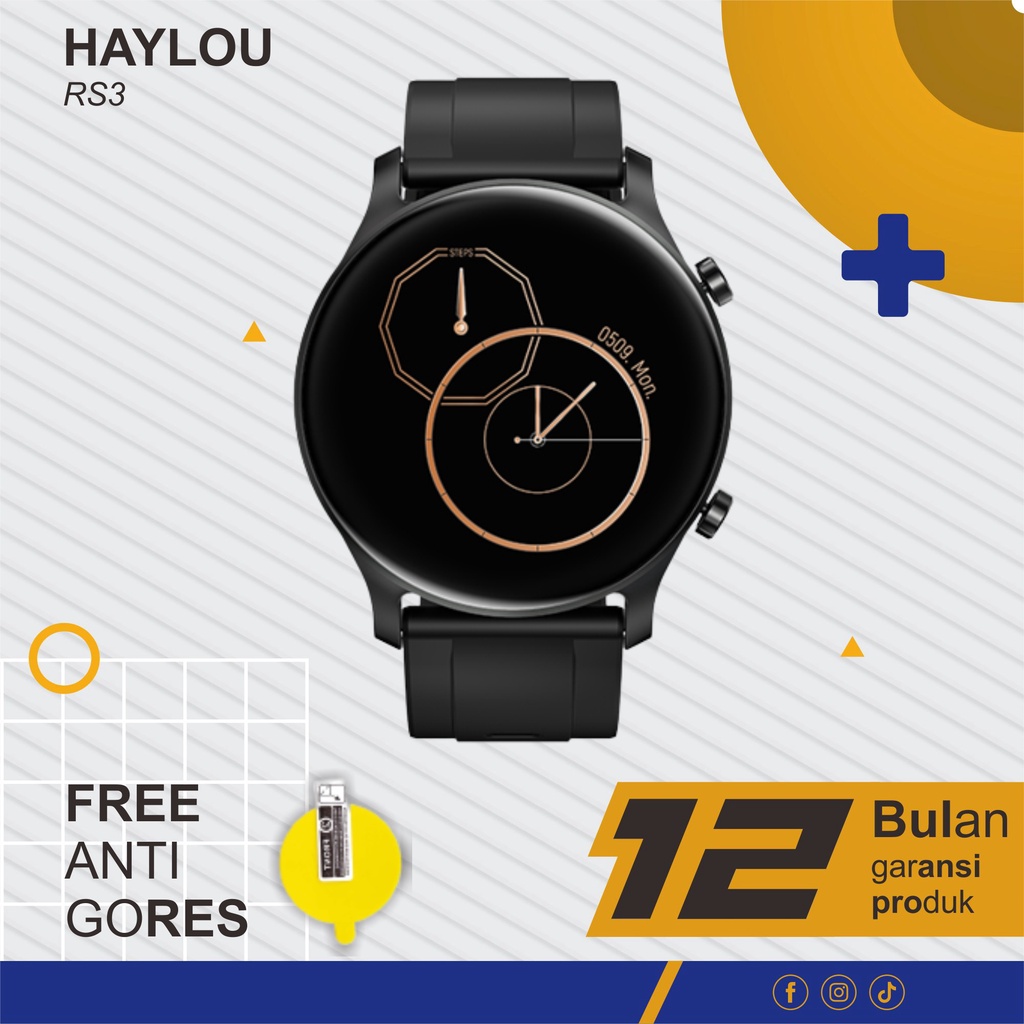 Jual Haylou RS3 LS04 SmartWatch GPS AMOLED SpO2 WaterProof - Smart Watch | Shopee Indonesia