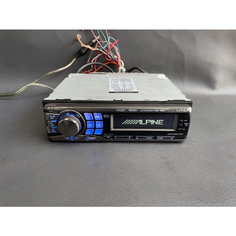 Jual Head Unit Alpine cda 9887 built in processor | Shopee Indonesia