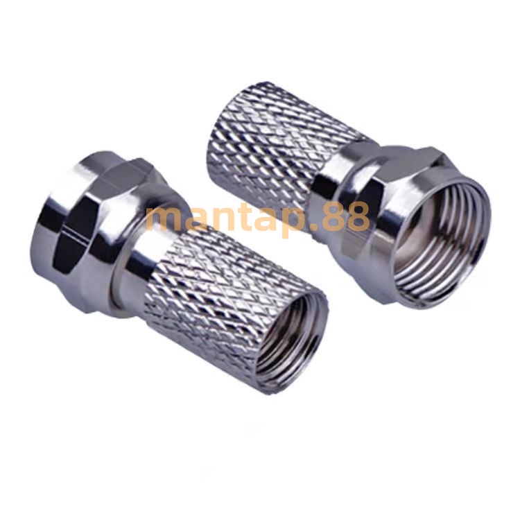 Jual (Murah) Konektor F 5C DRAT / Connector F Drat Jack RG6 Antena/TV ...