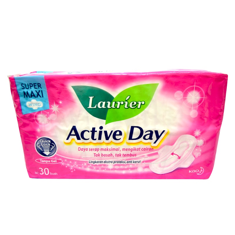 Jual Laurier Active Day Extra Maxi Wing 22Cm | Shopee Indonesia