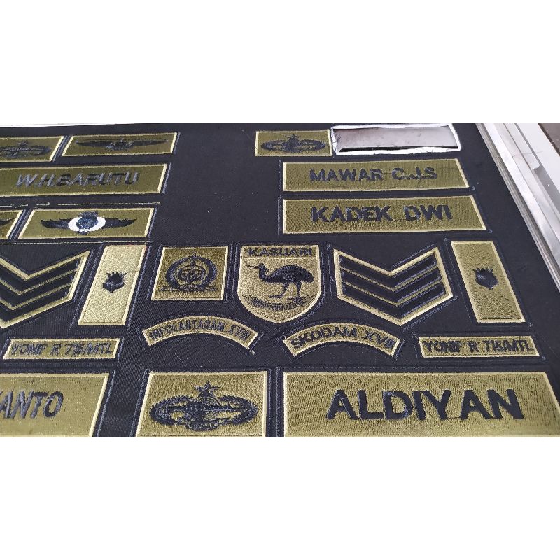 Jual Atribut papan nama PDL terbaru Matra Darat _Eceran | Shopee Indonesia