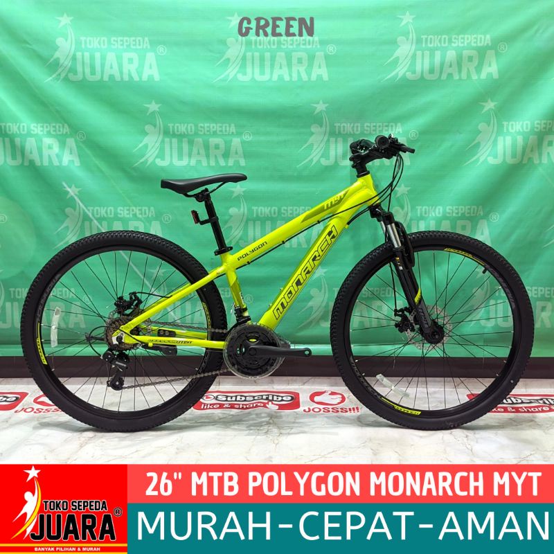 Jual SEPEDA GUNUNG POLYGON MONARCH MYT MTB 26 INCH | Shopee Indonesia