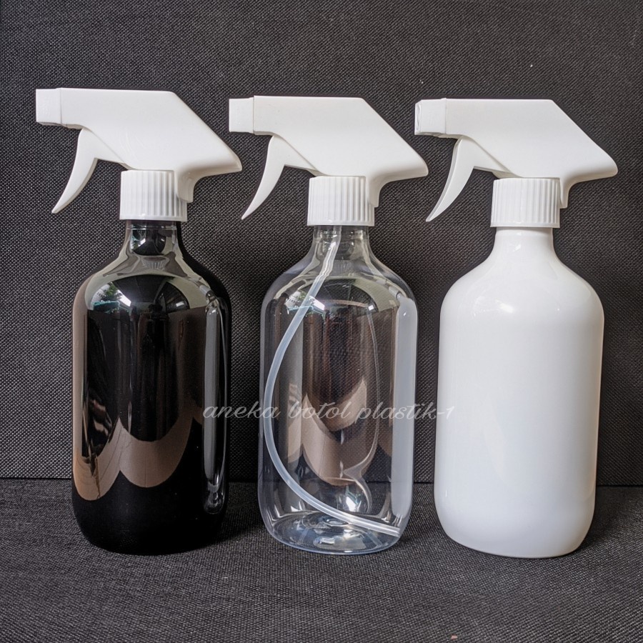Jual Botol Spray 500ml Plastik Semprot Tutup Putih / Botol Kispray 500 ...