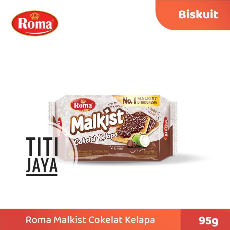 Jual BISKUIT ROMA MALKIST ABON COKLAT CRACKER KOPYOR 2 RASA COKLAT ...