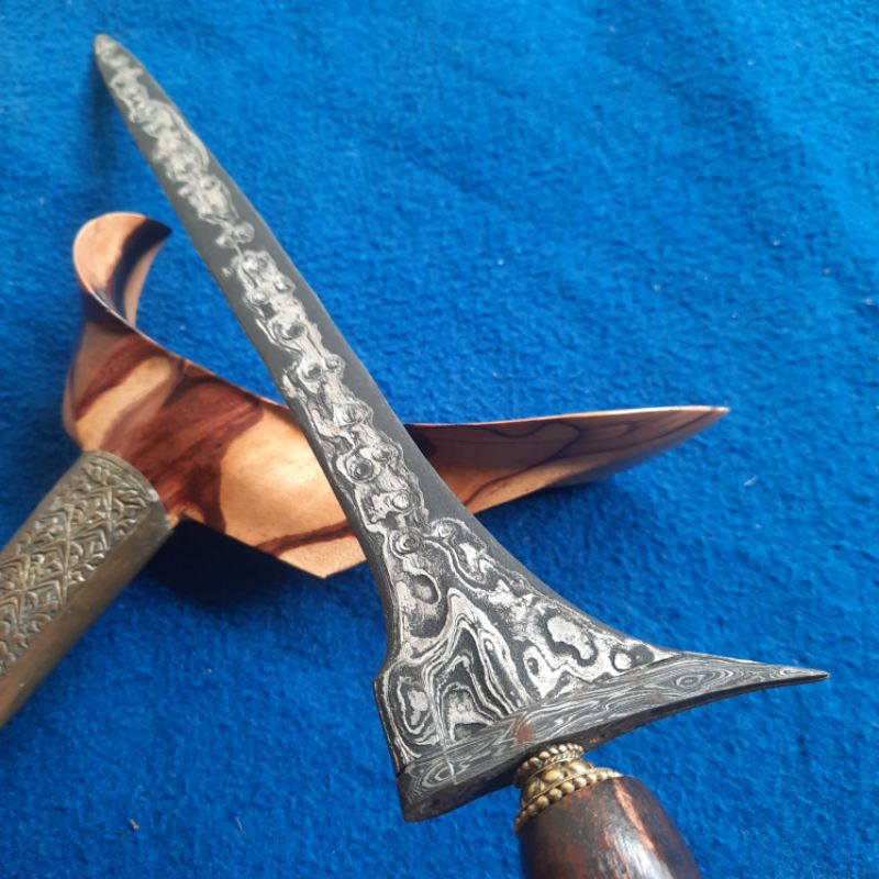 Jual Keris Tilam Upih Pamor Udan Mas Garap Alusan | Shopee Indonesia