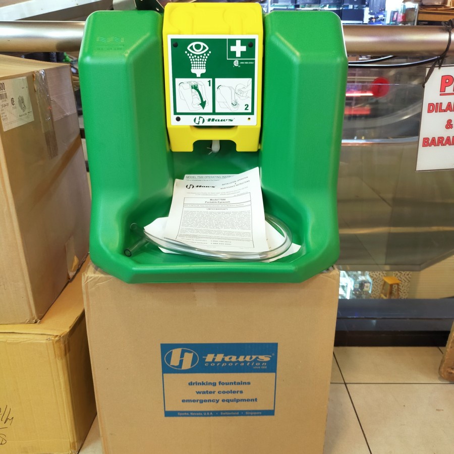 Jual Eyewash Portable HAWS 7500 16 Galon Original | Shopee Indonesia