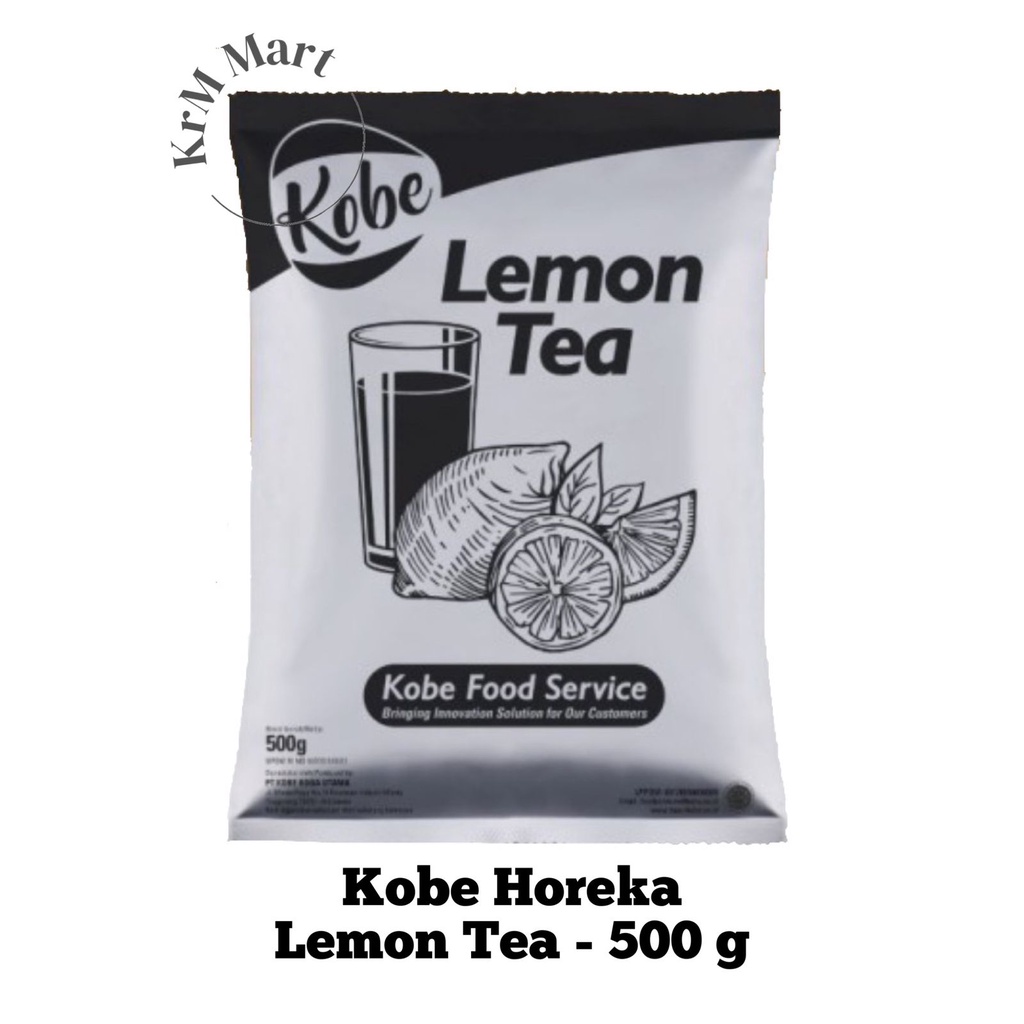Jual Kobe Lemon Tea 500 gr 1/2 kg serbuk bubuk teh 500g gram kemasan ...
