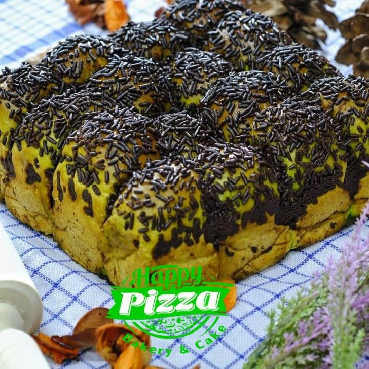 Jual Roti sobek pandan coklat / pandan chocolate bread / UK 20x20 ...