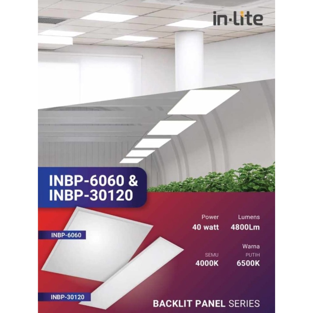 Jual Downlight Inlite Panel / INLITE Backlit Panel INBP-6060 / INBP ...