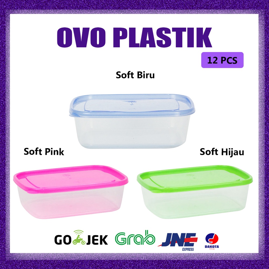 Jual (12PCS) Food Pack Vivo 201 - Kotak Makan Bening - Food Container - Toples Keripik - Toples ...
