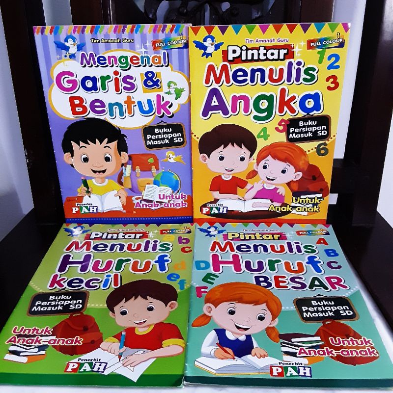 Jual Bundling Buku Belajar Menulis Anak PAUD TK (Paket Isi 4 Buku ...