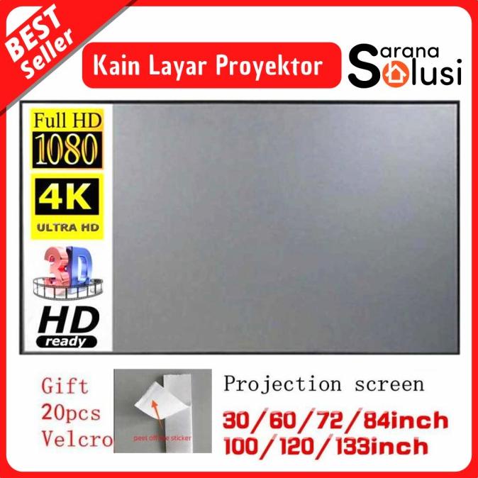 Jual Kain Layar Proyektor/ Kain proyektor / Kain Layar Tancap ...