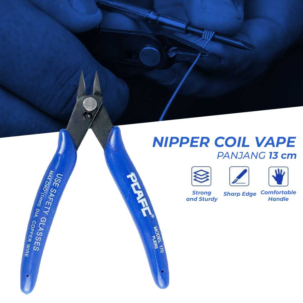 Jual GRSO Gunting Kawat Tang Potong Nipper Coil Vape Plier Wire Cutter ...
