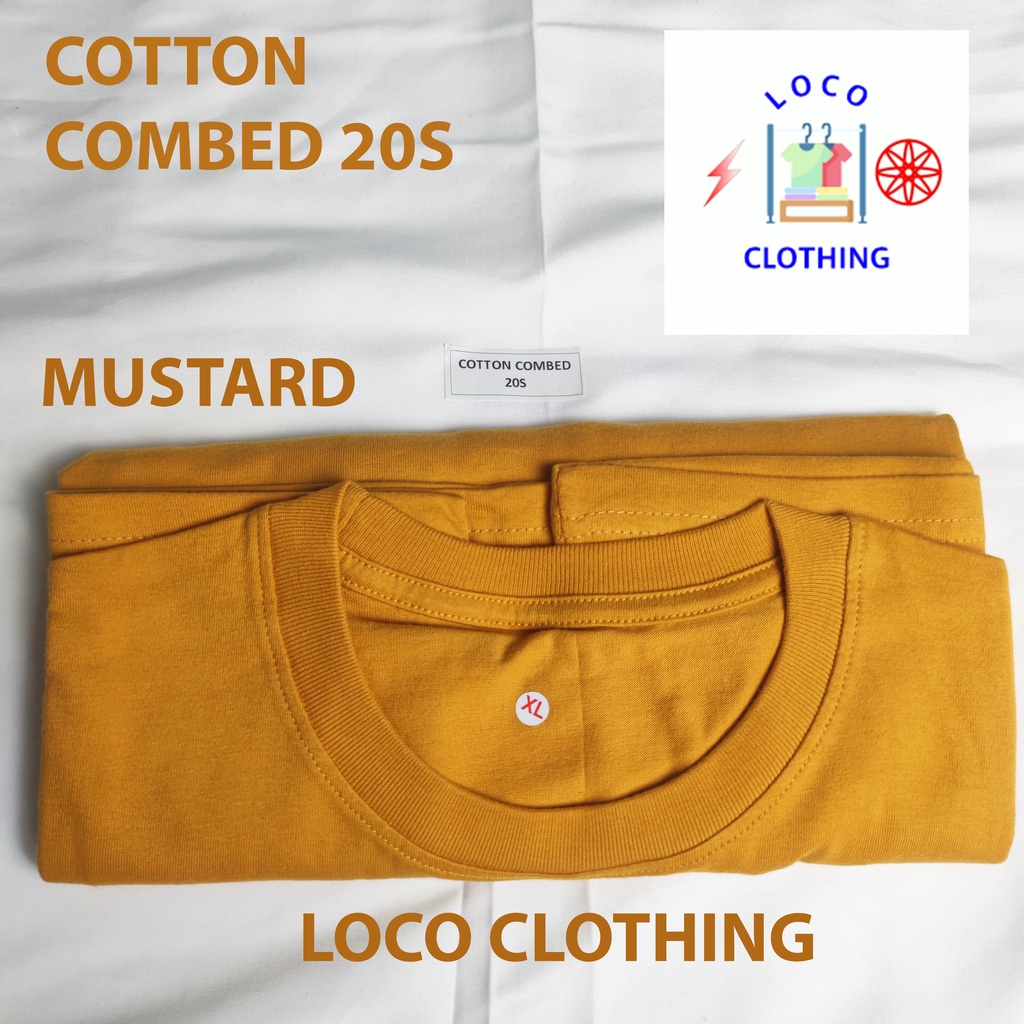 Jual LOCO - KAOS POLOS 100% COTTON COMBED 20S PREMIUM - S-XXL | KATUN ...