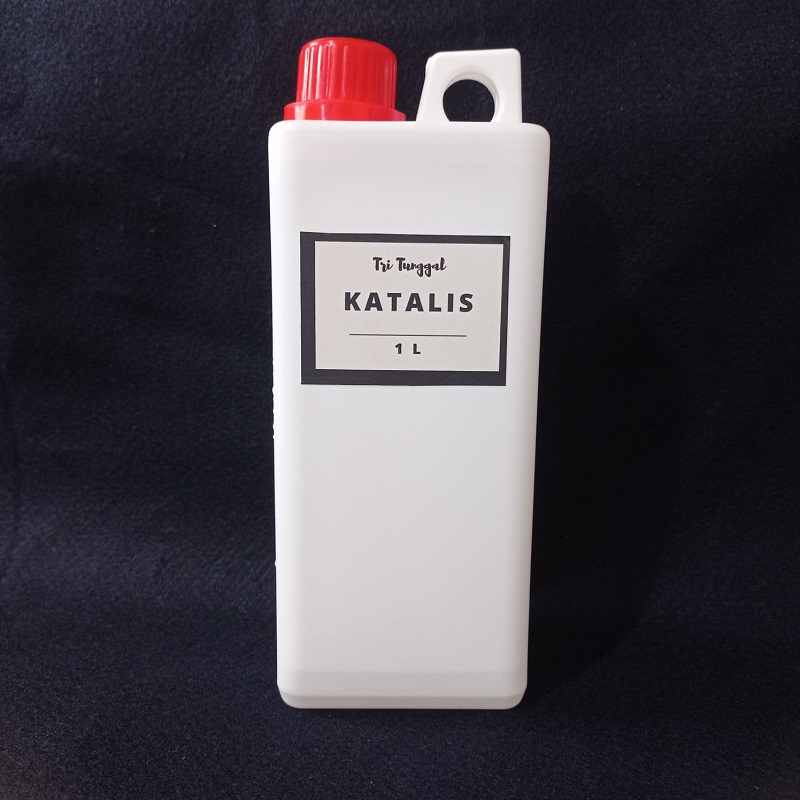 Jual Katalis 1000 ml Resin Pengeras Catalis Fiber Acrylic DIY Keruh Bening Botol Bottle ...