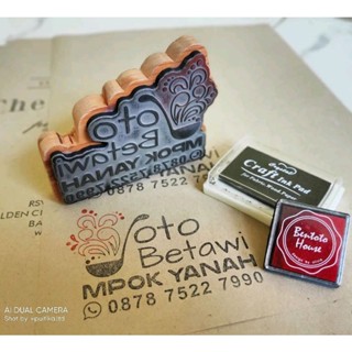 Jual stempel kayu custom - stempel laser - stempel jumbo - stempel ...