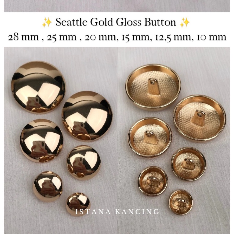 Jual Kancing Metal Premium Kancing Jamur Seattle 28mm 25mm 20mm 15mm 12 ...