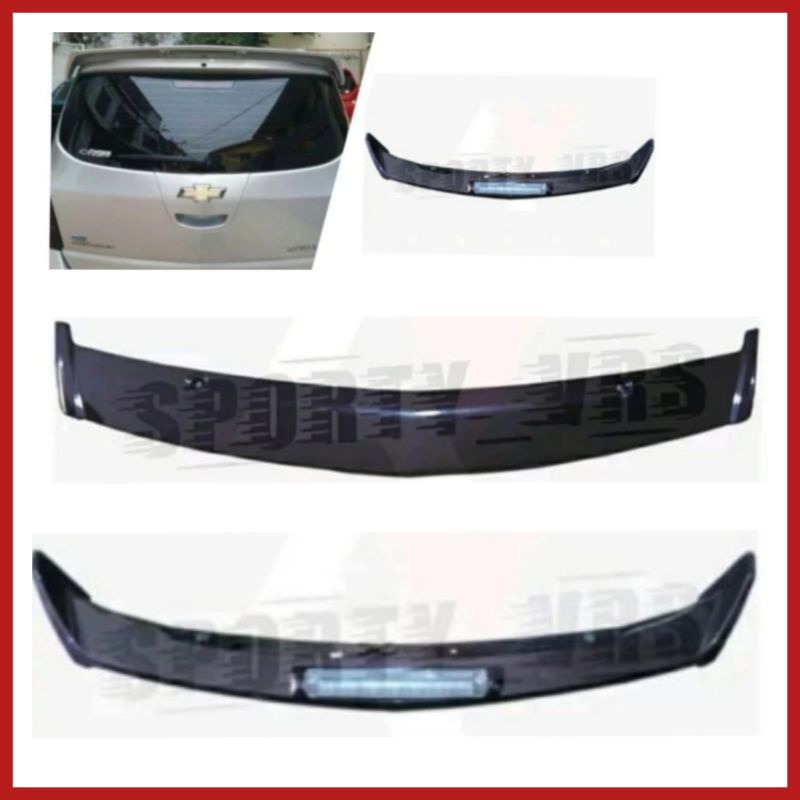 Jual Spoiler Sayap Mobil Chevrolet Spin + Lampu Rem | Shopee Indonesia