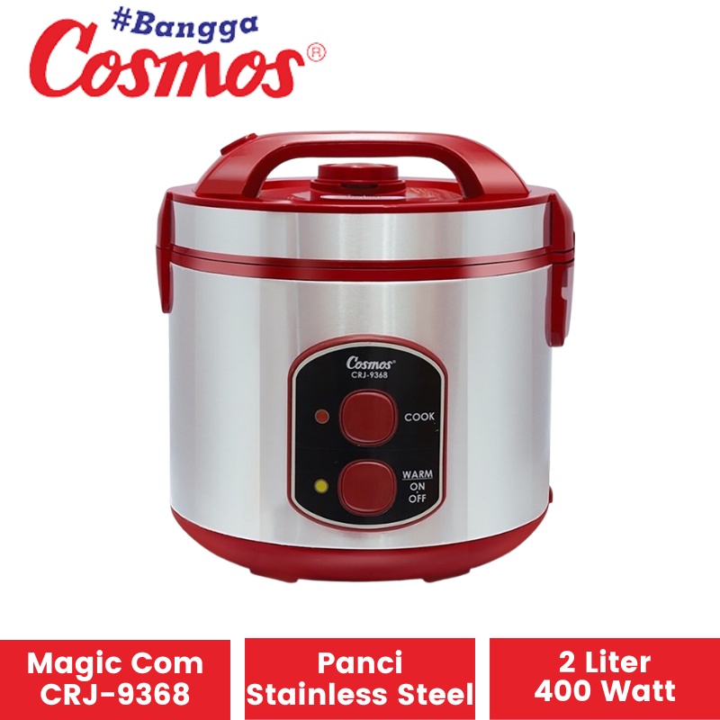Jual Magic Com Cosmos CRJ-9368 | Mejikom Mejicom Stenlis Rice Cooker ...