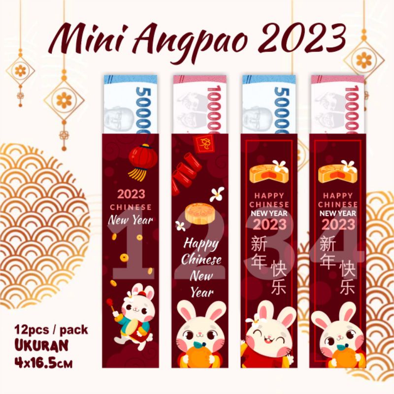 Jual Angpao Imlek 2023 Kelinci Angpao Unik Panjang Chinese New Year 2023 | Shopee Indonesia