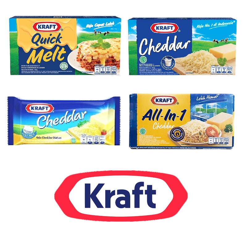 Jual Kraft Keju Quick Melt / All in One / Midi Kraft / Kraft Cheddar ...