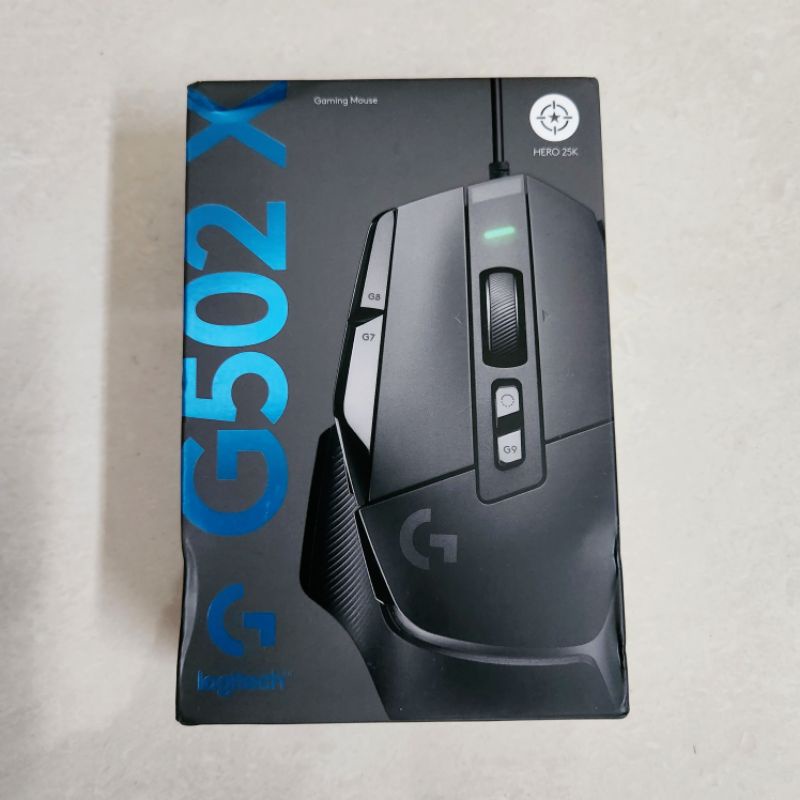 Jual Logitech Gaming Mouse G502 X G502X Hero 25K DPI Wired Original ...