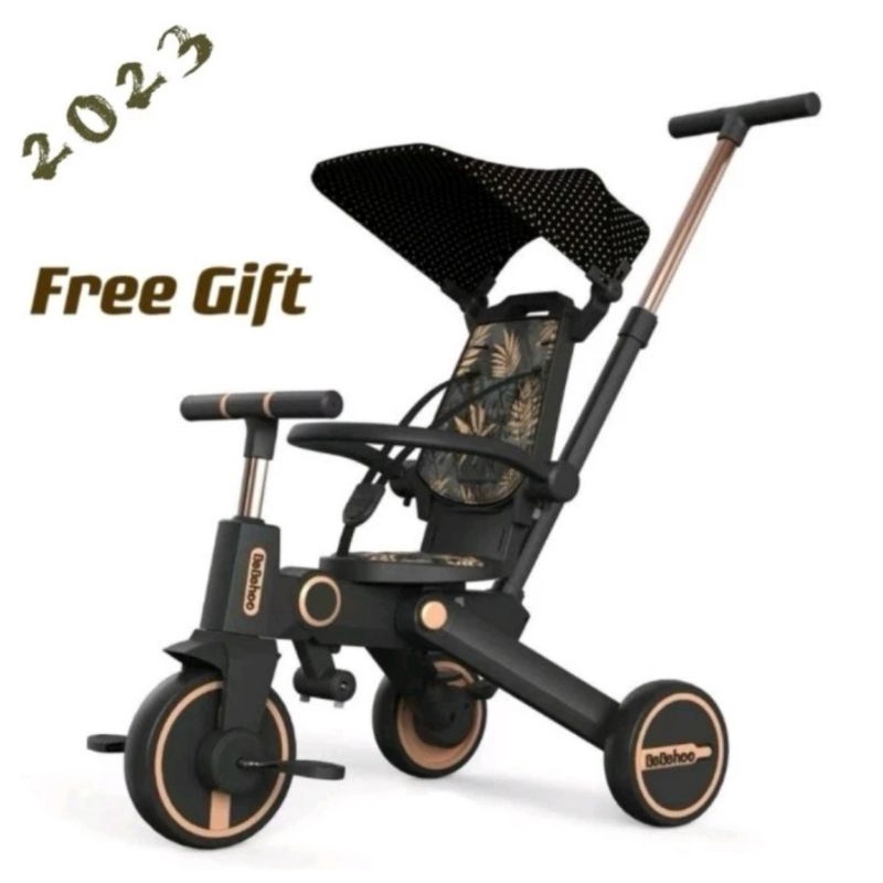 Jual Stroller Bebehoo Generasi2 7 in 1 Stroller Sepeda Roda Tiga Lipat ...
