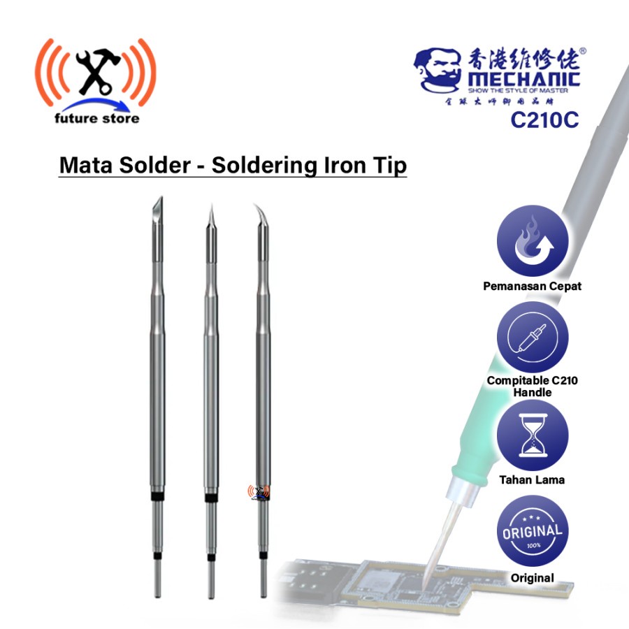 Jual MECHANIC C210C Mata Solder Station - Soldering Iron Tip C210 ...