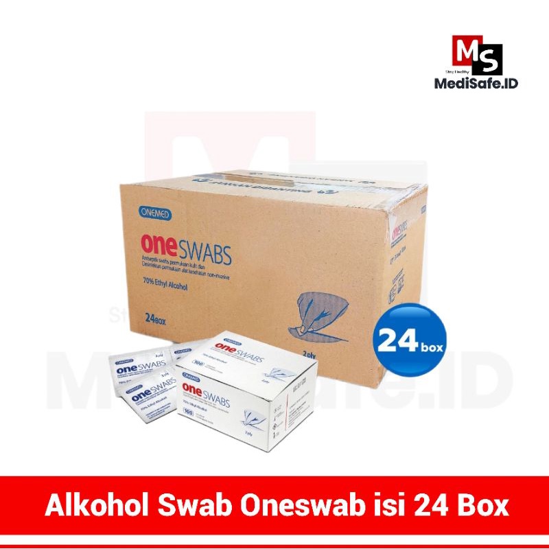 Jual Oneswab Alkohol Swab Onemed Tissue Alkohol Tisu Alcohol Harga ...