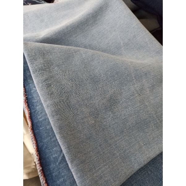 Jual KAIN DENIM BAHAN WASH NON STRETCH TEBAL DENIM WASHING JEANS ...