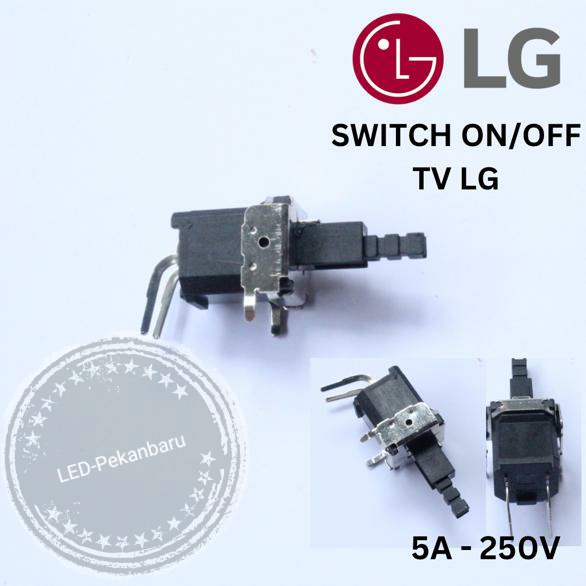 Jual SWITCH TV LG SAKLAR POWER ON OFF TOMBOL BUTTON 2PIN BENGKOK ...