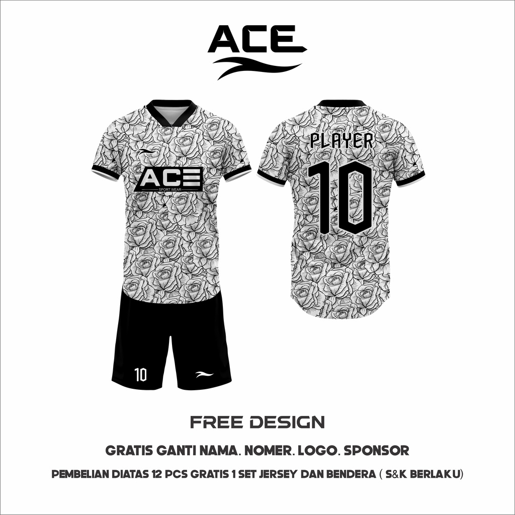 Jual JERSEY BOLA BAHAN DRYFIT BENZEMA PREMIUM DESAIN BISA CUSTOM ...