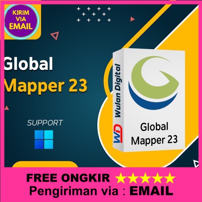 Jual Global Mapper Pro 2023 Full Version [Win] Lifetime | Shopee Indonesia
