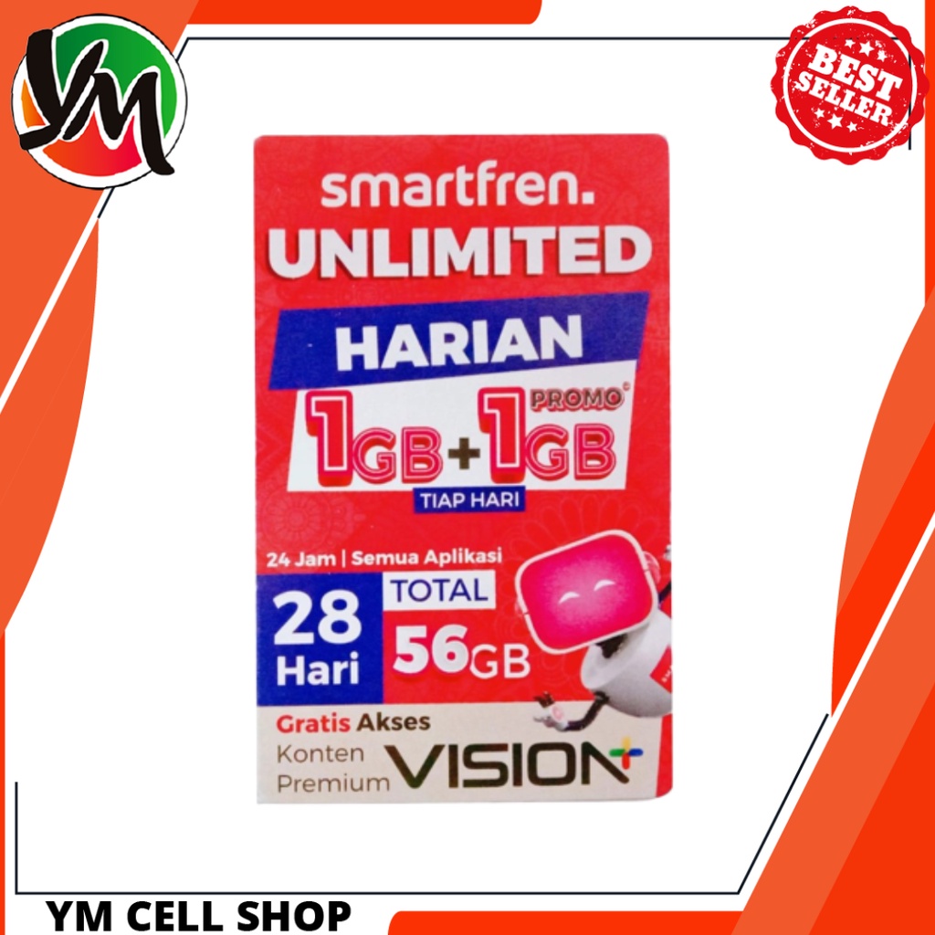 Jual Voucher Smartfren Unlimited MAXI FUP 2GB 28 Hari | Shopee Indonesia