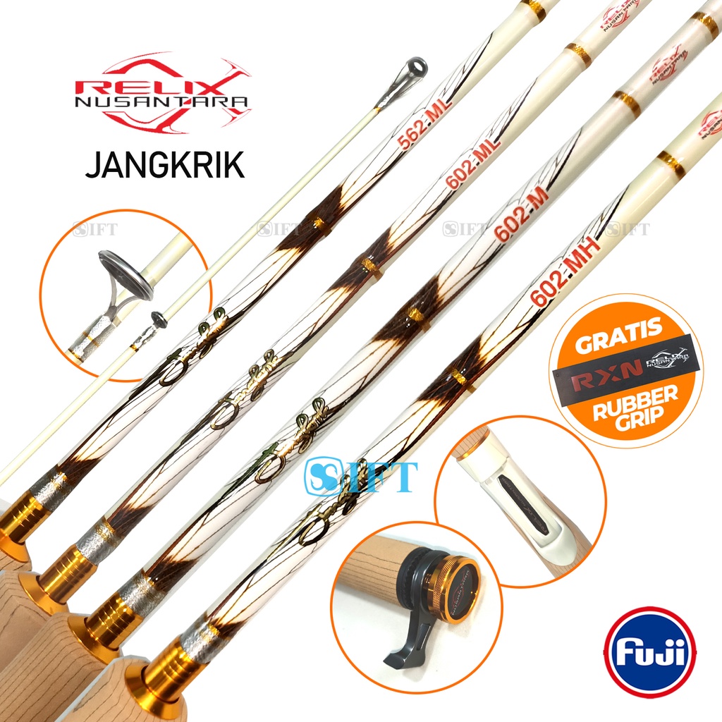 Jual Joran Relix Nusantara JANGKRIK GEN-2 | Full Fuji | 165 180 Kolam ...