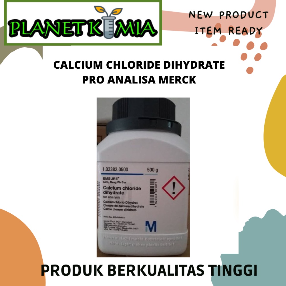 Jual Calcium Chloride Dihydrate / Kalsium Klorida Dihidrat Pro Analisa ...