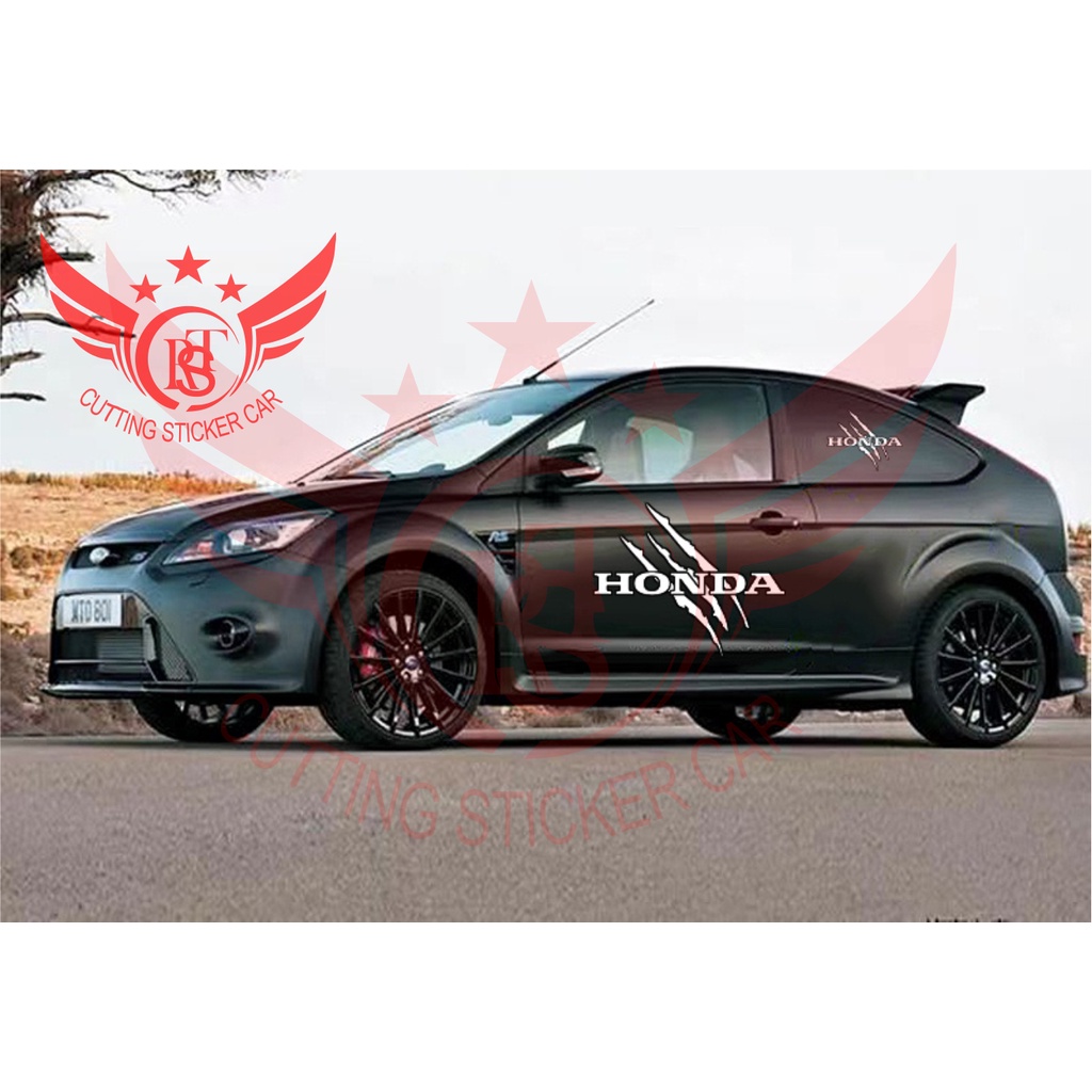 Jual stiker sticker cakaran mobil honda cutting stiker cakaran honda ...