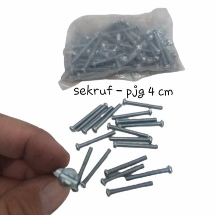 Jual Sekrup skrup - min Panjang 4 cm Harga Satuan Hrg Obral | Shopee ...