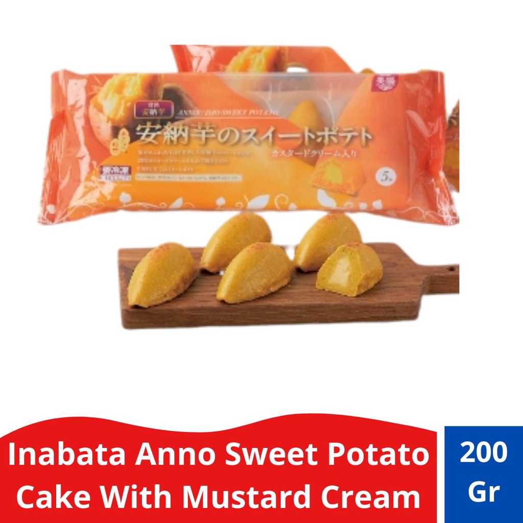 Jual Inabata Anno Sweet Potato Cake With Mustard Cream 200gr | Shopee ...