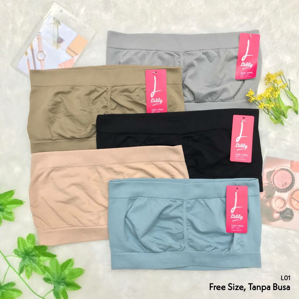 Jual RVC75 - LYDYLY Kemben Rajut Polos JUMBO Kemban Wanita Tanpa Cup ...