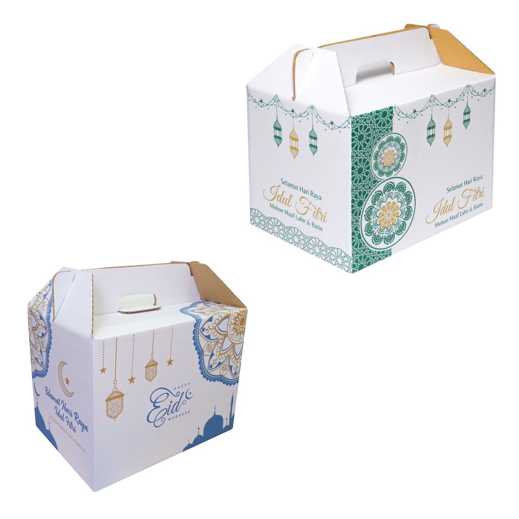 Jual Kardus Parcel ukuran 34x25x25 cm Dus Jinjing tema Lebaran ...