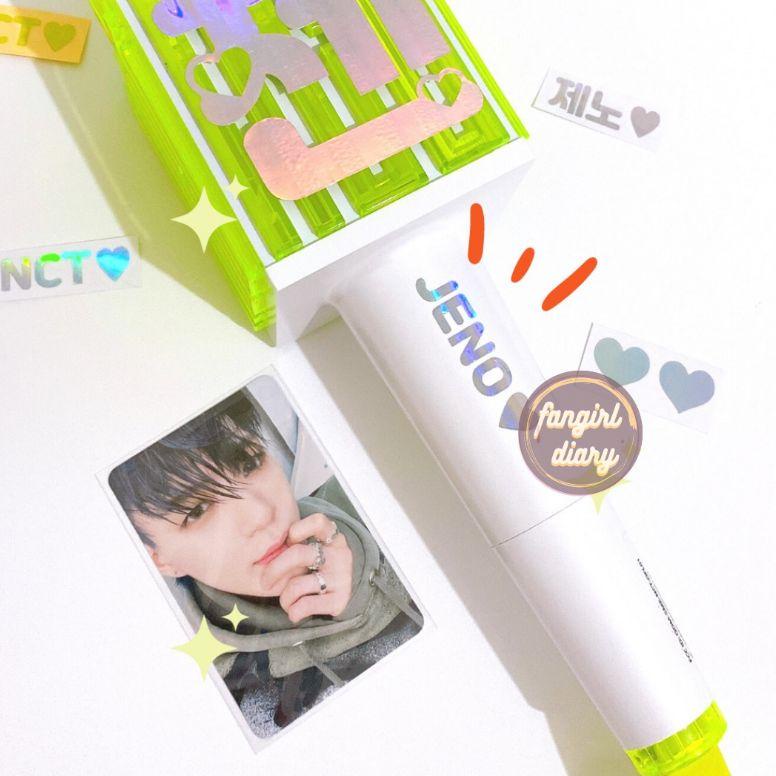 Jual NCT MINI TULISAN STICKER SET (NAMA+HANGUL) LIGHTSTICK DECO STICKER ...