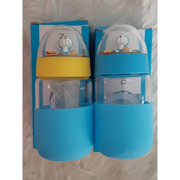 Jual Botol minum kaca Doraemon 300ml | Shopee Indonesia