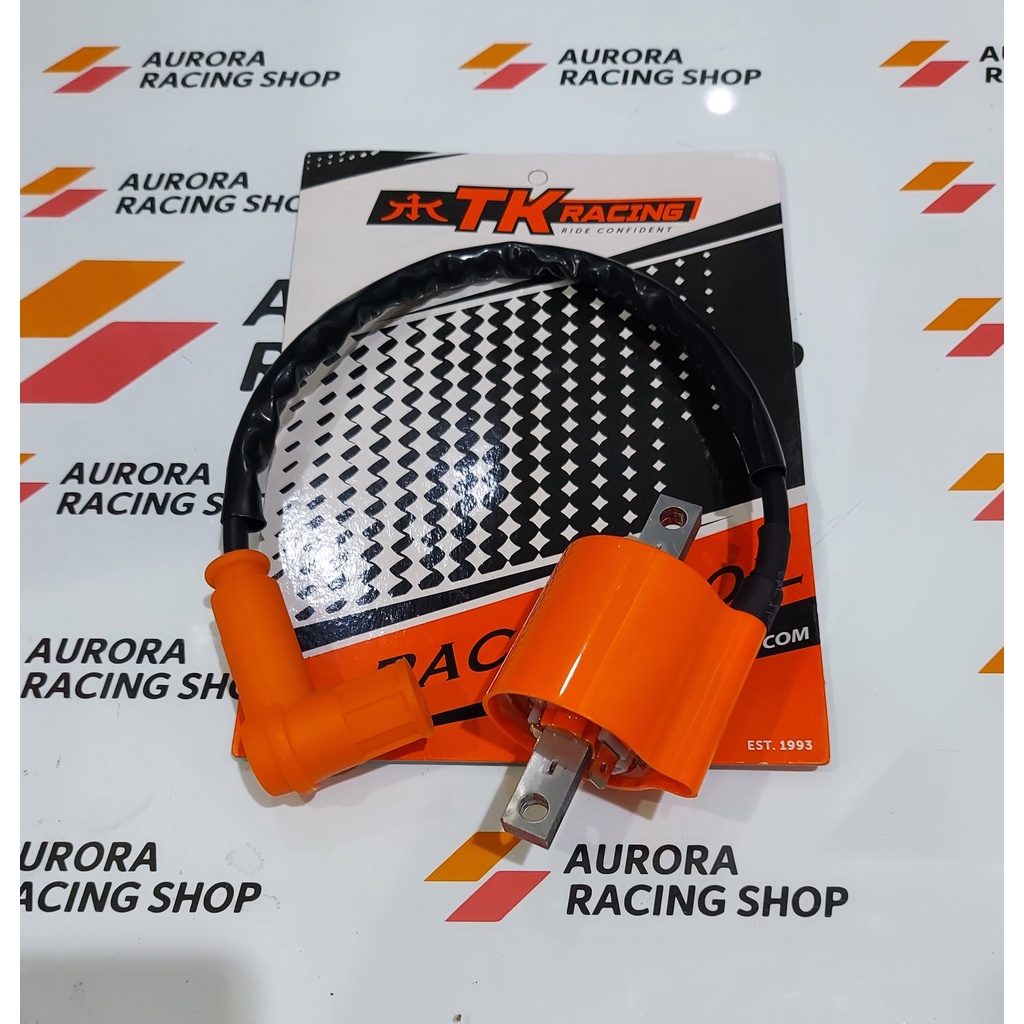 Jual KOIL TK RACING KARBURATOR / KOIL RACING TK ORANGE | Shopee Indonesia