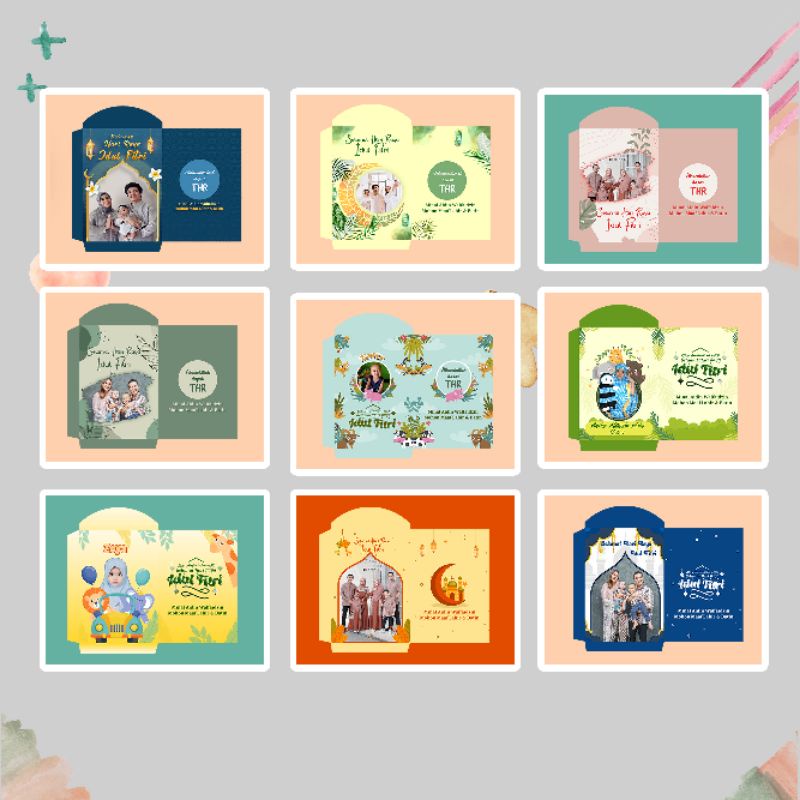 Jual Amplop lebaran custom foto dan nama (8pcs) | Shopee Indonesia