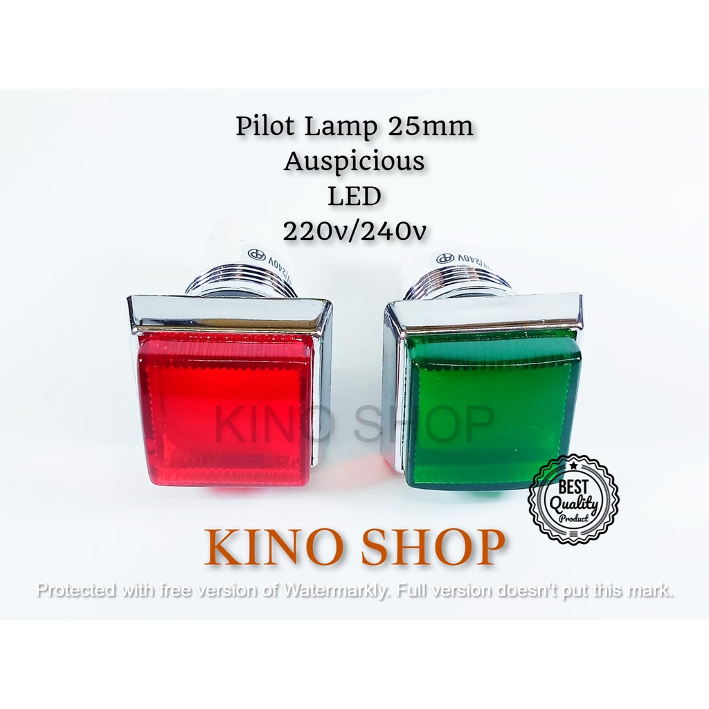 Jual Pilot Lamp Auspicious 25mm LED - Lampu Indikator 25mm 220/240v ...
